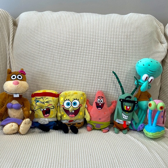 Toys | Spongebob And Friends Plushies | Poshmark